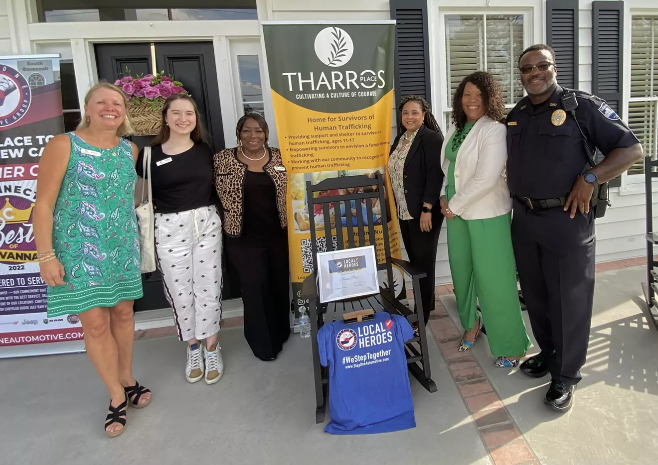 Step One Auto Recognizes Tharros Place as May Local Hero | Connect Savannah
