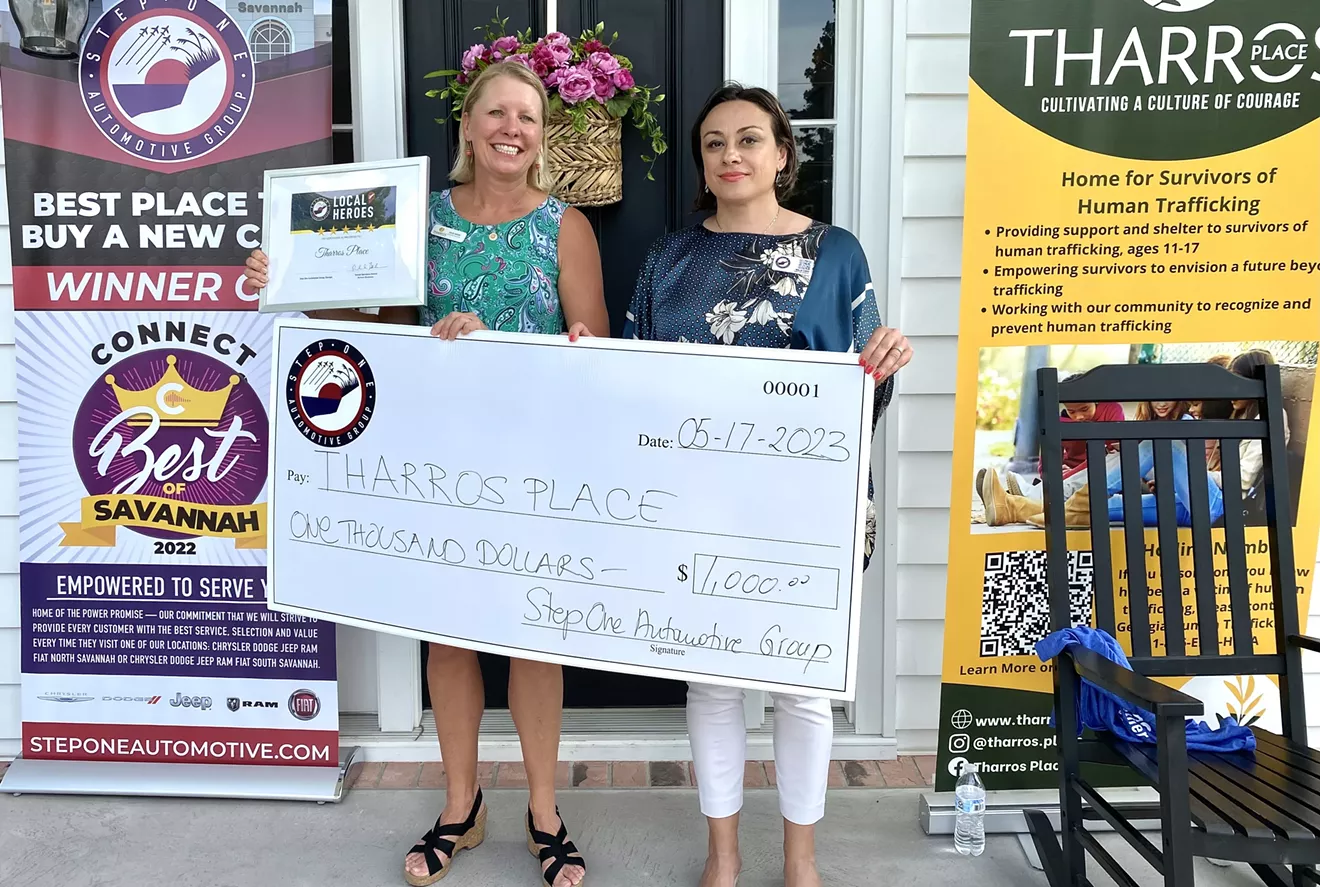 Step One Auto Recognizes Tharros Place as May Local Hero | Connect Savannah